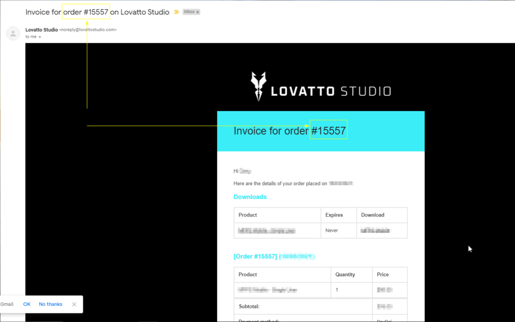 How to find your Order Number - Lovatto Studio